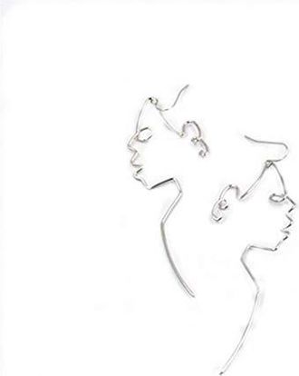 Generic 3 Couleurs cr&eacute;atives Visage Humain Visage Boucles doreilles Accessoires pour Femmes et Les Bijoux de f&ecirc;te Fille Cadeau danniversaire, 2 New ReleasedOp