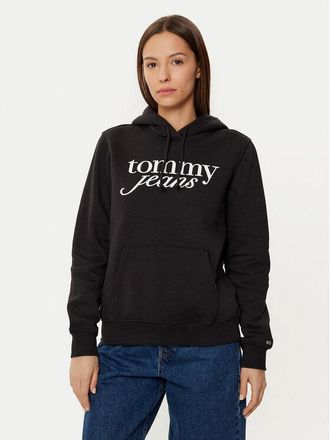 Tommy Jeans Sweatshirt DW0DW20170 Schwarz Regular Fit