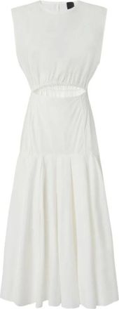 Pinko Pinko, Femme, Robes, Blanc, Taille: 40 FR Suzzara Midi Dress
