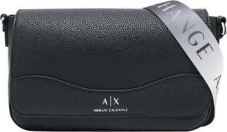 A|X Armani Exchange Femme, Sacs, Noir, Taille: ONE Size Petit sac &agrave; main avec bandouli&egrave;re d&eacute;grad&eacute;e