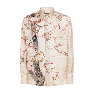 Pierre-Louis Mascia Damen, Blusen & Hemden, Beige, XLGr&ouml;&szlig;e