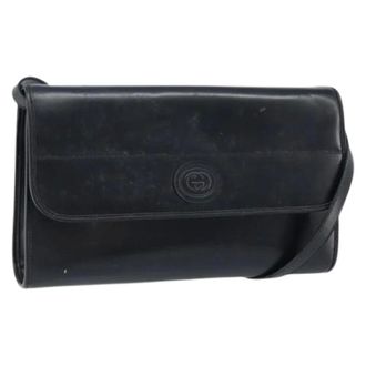 Gucci Sac bandouli&egrave;re vintage Pre-owned - Femme - Pre-owned - Noir - Taille: ONE Size