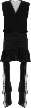 Blumarine Femme, Blouses et Chemises, Noir, Taille: 36 FR Robe Georg avec Jersey