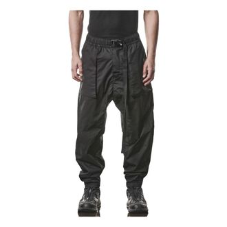 Thom Krom Homme, Pantalons, Noir, Taille: S Pantalone Cavallo Basso in Cotone