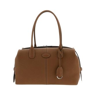Tod's Sac fourre-tout en cuir - Femme - Sacs - Brun - Taille: ONE Size