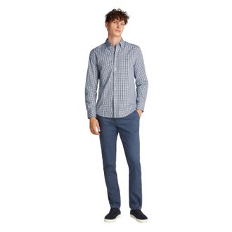 Tommy Hilfiger Hemd f&uuml;r Herren, Regul&auml;r, Lang&auml;rmlig (S&uuml;&szlig;es Blau)