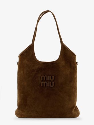 Miu Miu Ivy suede shoulder bag - MIU MIU - gender_Woman