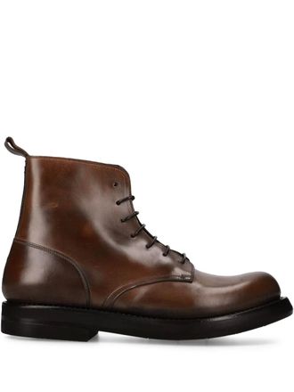Premiata Oxford-Schuhe aus Leder - Schwarz