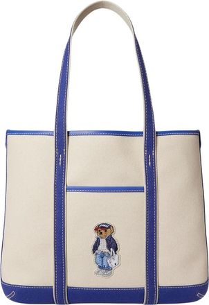 Ralph Lauren Femme, Sacs, Beige, Taille: ONE Size Bear Small Shopper Tote