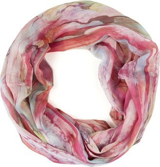 Glamexx24 Loop Schlauchschal f&uuml;r Damen, Farbverlauf Sommer Loop Rundschal Leichter Verlauf Regenbogen Sommerlicher Schal