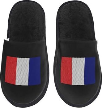 Generic Respirant Pantoufles Femmes Drapeau de la France Chaussures Confortable Chaussons dint&eacute;rieur pour Ext&eacute;rieur Adulte Int&eacute;rieur M