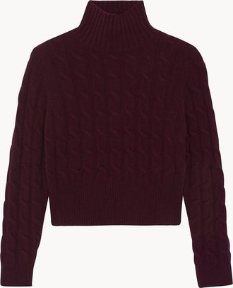 Kujten Pull col cheminée cachemire torsadé, 6 fils - Pull Ivana