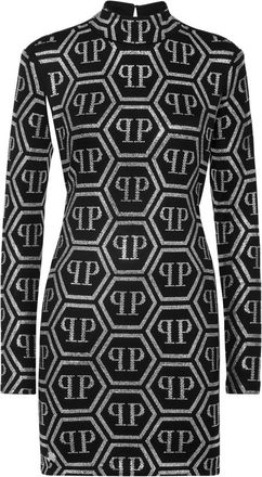 Philipp Plein Damen, Kleider, Schwarzk, SGr&ouml;&szlig;e