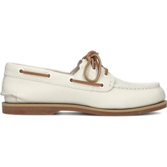 Timberland Femme, Chaussures, Blanc, Taille: 41 EU Mocassins Bateau Classiques