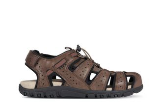 Geox Herren Uomo Sandal Strada B Sandalen, Braun, 39 EU