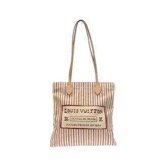 Louis Vuitton Sac cabas vintage Pre-owned en toile - Femme - Pre-owned - Beige - Taille: ONE Size