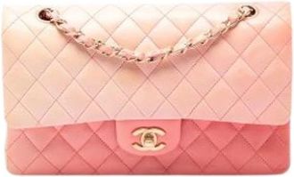 Chanel Sac bandouli&egrave;re Pre-owned Double Flap - Femme - Pre-owned - Rose - Taille: ONE Size