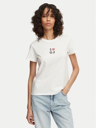Guess T-Shirt W6GI45 K8HM0 Wei&szlig; Regular Fit