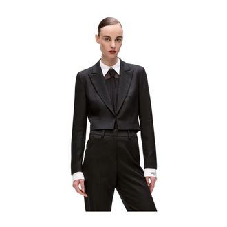 Karl Lagerfeld Sakko mit Einreiher - - Jackets - Damen - Schwarzk - M
