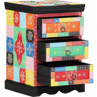 vidaXL Armoire &agrave; tiroirs Multicolore 40 x 40 x 60 cm Vidaxl