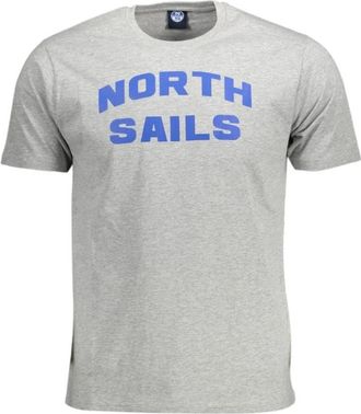 North Sails Cotton T-Shirt - - Tops - Herren - Grau - S