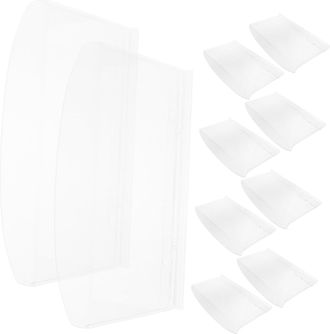 TOPBATHY 10 Stück Transparentes Schuhregal An der Wand montierter Schuhorganisator Wandschuhhalter High Heeled Rack Schuhregal zum Aufhängen an der Wand Sneake