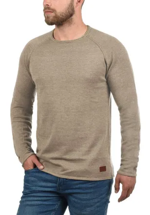 Blend Strickpullover BHJohn Strickpullover mit aufgerollten S&auml;umen