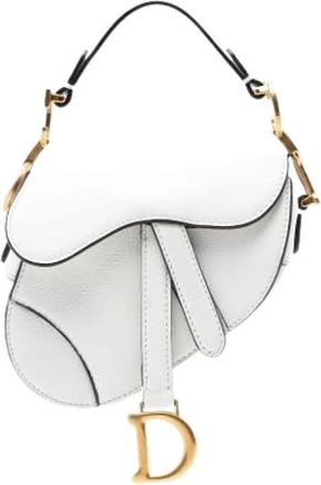 Dior Pre-owned Saddle Bag - - Pre-owned - Damen - Wei&szlig; - ONE SIZE