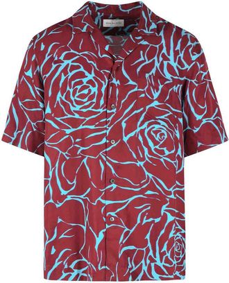 Dries Van Noten Chemise - Rouge Brun
