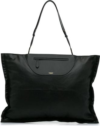 Burberry Shopper - Lambskin Olympia Scarf Tote - Gr. unisize - in Schwarz - f&uuml;r Damen