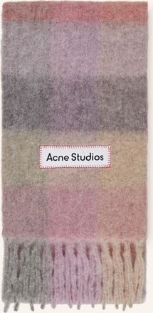 Acne Studios Schal Mit Alpaka pink
