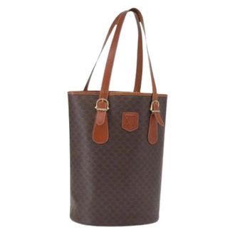 Celine Sac Seau en Plastique Pre-owned - Femme - Pre-owned - Brun - Taille: ONE Size