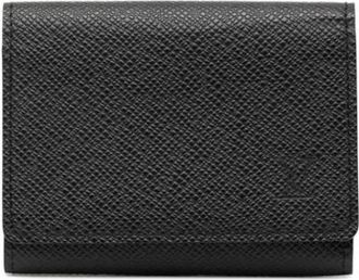 Louis Vuitton Porte-cartes Taiga Pre-owned - Homme - Pre-owned - Noir - Taille: ONE Size