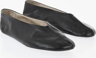 The Row Ballerinas aus Leder, einfarbig The Row