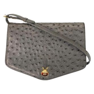 Bally Pre-owned Leder Crossbody Bag - - Pre-owned - Damen - Grau - ONE SIZE