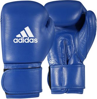 adidas AIBA Boxing Gloves Boxhandschuhe, Blau, 12 oz