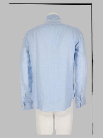 120% Lino Linen Shirt - Blue