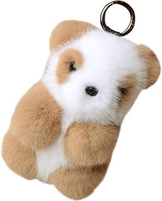 Generic Porte-cl&eacute;s Panda en peluche | Pendentif pour sac &agrave; main en forme de panda &agrave; laspect distinctif - Mignon ornements danimaux en peluche, pendentif pour 