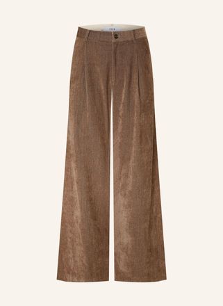 Eleh Eleh Marlenehose Aus Samt braun