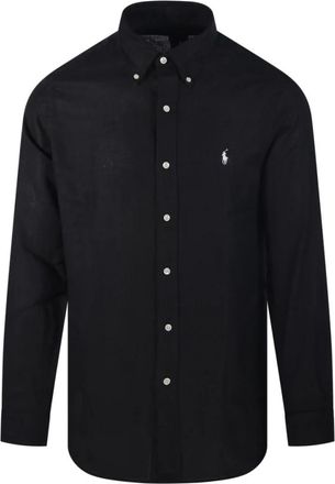 Ralph Lauren Homme, Chemises, Noir, Taille: L Polo