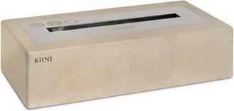 Kiini Kiini - imara Freistehender Biokamin Tisch-Biokamin + 1L ethanolfrei Beige