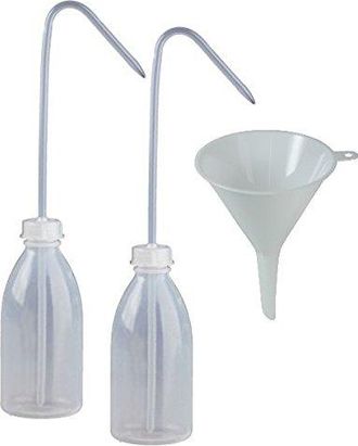 mikken Art Viva-Haushaltswaren Gabriele Hesse e.K. 2 x Laborflasche Spritzflasche 250 ml Dosierflasche aus Kunststoff BPA frei - made in Germany - inkl. Einf&uuml;llt