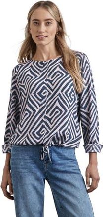 Street One A345253 Chemisier à Motifs, Cool Vintage Green, 46 Femmes