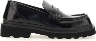 Dolce & Gabbana Loafer - Leather Loafer - Gr. 41 (EU) - in Schwarz - für Damen