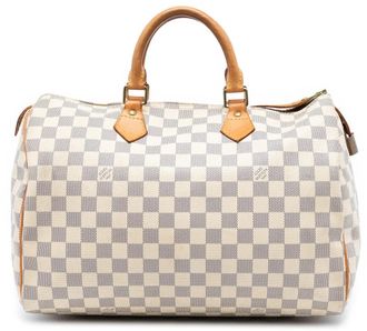 Louis Vuitton Crossbody Bags - Damier Azur Speedy 35 - Gr. unisize - in Weiß - für Damen