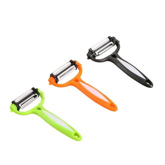 Cabilock 3-in-1 Multifunktionaler Gem&uuml;sesch&auml;ler Aus Robustem Edelstahl Mit Rutschfestem Griff F&uuml;r Obst Julienne Schneiderersatz Und Sch&auml;ler Mit Aufbewahrungsha