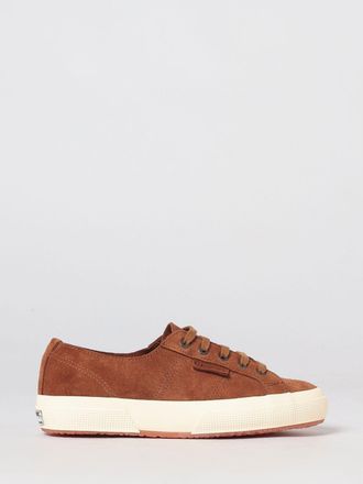 Superga Baskets 2750 en cuir su&eacute;d&eacute; avec semelle en caoutchouc