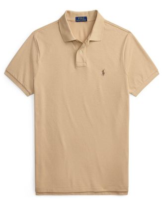Ralph Lauren Piqu&eacute;-Poloshirt mit Logo-Stickerei, Custom Slim Fit in