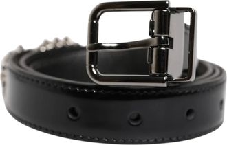 Dolce & Gabbana Homme, Accessoires, Noir, Taille: 90 CM Ceinture Classique