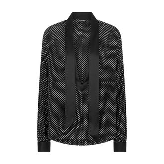 Tom Ford Haut Tunique Lavalli&egrave;re - Femme - Blouses et Chemises - Noir - Taille: 36 FR